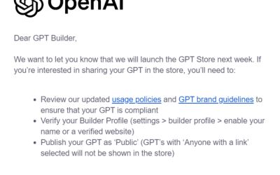 인공지능판 앱스토어 나온다...오픈AI, GPT스토어 다음 주 출시 : ZUM 뉴스