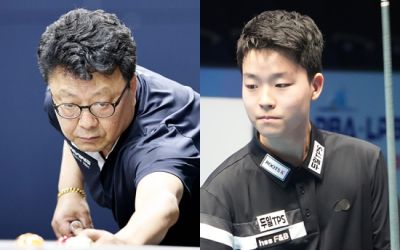 ‘52살 차‘ PBA 최고령 김무순(68)-최연소 김영원(16) 64강서 ‘신구대결’…산체스-사이그너, 조재호-하샤시 : ZUM 뉴스
