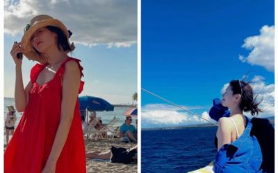 정소민, 하와이서 무결점 자태 빛났다… 163cm·44kg 레이스 팬츠 여신 : ZUM 뉴스