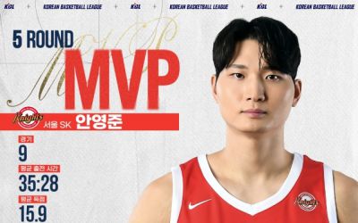 ‘MVP 보인다’ 안영준, KBL 5R MVP 선정…워니 제치고 생애 첫 라운드 MVP 차지 : ZUM 뉴스