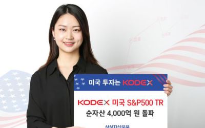 삼성자산운용 KODEX 미국S&P500TR, 순자산 4000억 원 돌파 : ZUM 뉴스