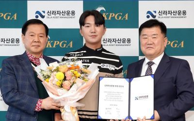 ‘KPGA 훈남’ 옥태훈, 신라자산운영과 후원 계약 : ZUM 뉴스