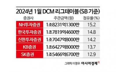 신한, DCM '존재감'…'빅4' 체제로 굳어지나 : ZUM 뉴스