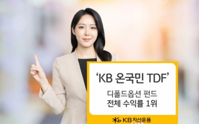 KB운용, ‘KB온국민TDF 2055’ 디폴트옵션 펀드 전체 수익률 1위 : ZUM 뉴스