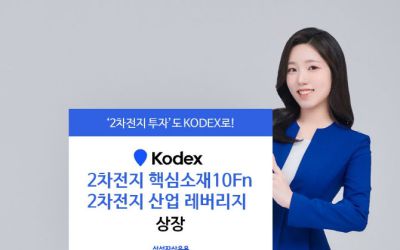 삼성운용, KODEX 2차전지 핵심소재·레버리지 ETF 2종 상장 : ZUM 뉴스