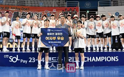 SK슈가글라이더즈, 핸드볼 H리그 초대 챔피언...강경민 MVP : ZUM 뉴스