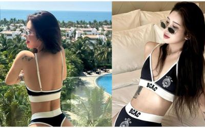 '-43kg' 최준희, 아슬아슬한 비키니 뒷모습 "이것저것 잘 먹는 중" : ZUM 뉴스