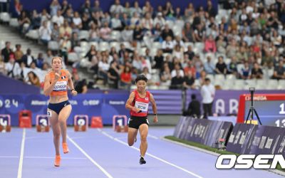 [사진]육상 100m 결선 역주하는 전민재 : ZUM 뉴스