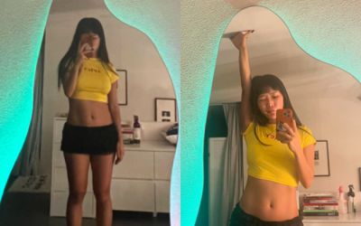 "딸은 남편이 낳았나"..허니제이, 출산후 20kg감량→선명한 11자 복근[★SHOT!] : ZUM 뉴스