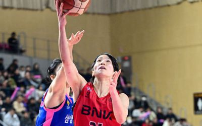 [사진]BNK 이이지마 사키, '어마어마한 속도로' : ZUM 뉴스