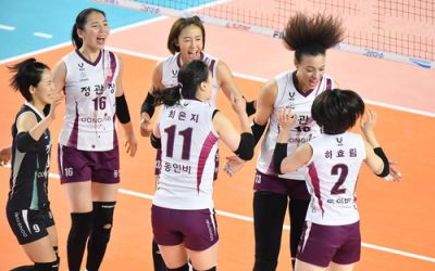 KGC인삼공사, 풀세트 접전 끝에 도로공사 제압…디우프 40점(종합) : ZUM 뉴스