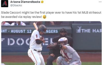 공이 가랑이에 쏙…'진기명기'로 탄생한 MLB 데뷔 첫 삼진 : ZUM 뉴스