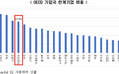 “한국, 돈 벌어 이자도 못 갚는 한계기업 비중 OECD 5위” : ZUM 뉴스