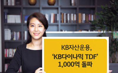 ‘KB다이나믹 TDF’ 운용 규모 1000억 돌파