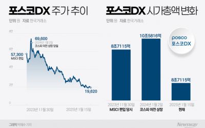 "코스피 이전 상장도 했는데"… 포스코DX, MSCI 편출 위기 : ZUM 뉴스