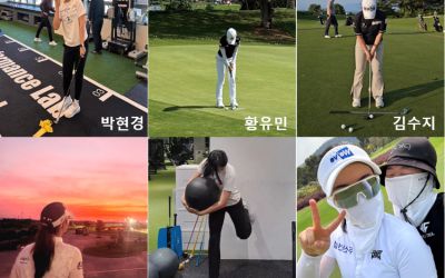 2025시즌을 준비하는 ‘2025 제17대 KLPGA 홍보모델’의 전지훈련 : ZUM 뉴스