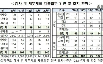 금감원, 외부감사 관련 유의사항 안내…"감사 전 재무제표 증선위에 제출" : ZUM 뉴스
