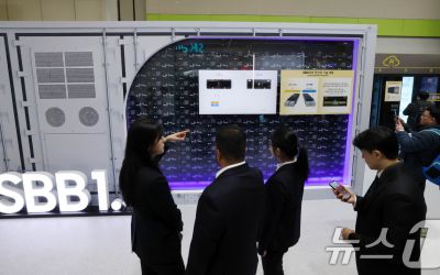 삼성SDI SBB 살펴보는 관람객 : ZUM 뉴스