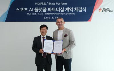 MDS테크, 스포츠 AI 분석 솔루션 스태츠퍼폼과 전략적 파트너십 체결 : ZUM 뉴스