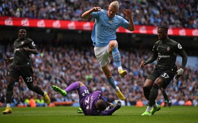 '14번 공 만지면 1골' EPL은 지금 홀란 홀릭 : ZUM 뉴스