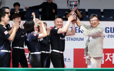 ‘전통 명가’ 웰컴저축은행, PBA 팀리그 2R 최종일 극적 우승…PS직행 : ZUM 뉴스