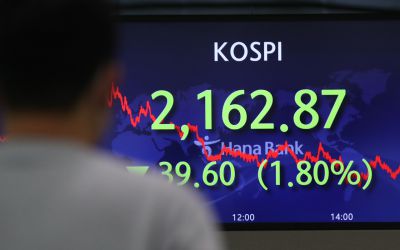 [마감시황] 코스피, 미 CPI 발표 앞두고 하락 마감…2162.87 : ZUM 뉴스