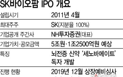 NH證, '대어' SK바이오팜 상장 차질에 'IPO 톱' 뺏기나 : ZUM 뉴스