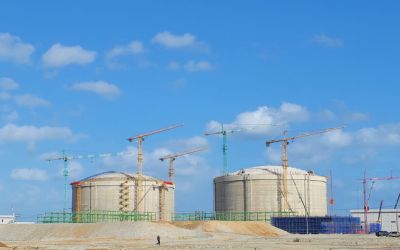 [르포]높이 55m 거대 LNG탱크 '위용'…수소경제 전환 마중물 : ZUM 뉴스