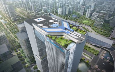 대우건설-제주항공 컨소시엄, 도심형 고층빌딩 UAM 버티포트 전시 : ZUM 뉴스