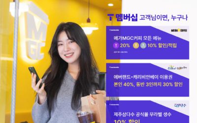 SKT, 에버랜드·메가커피·삼다수와 T멤버십 제휴 체결 : ZUM 뉴스