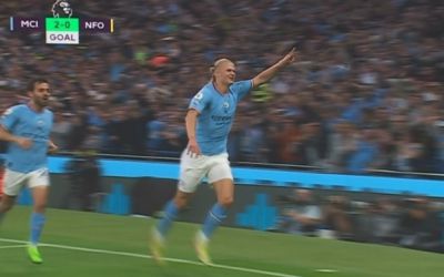 '괴물'의 2연속 해트트릭…홀란드' EPL 사상 최초' 5경기 9골 : ZUM 뉴스