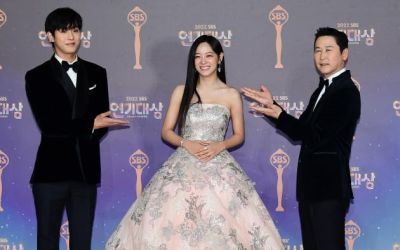 [TEN 포토] 안효섭-김세정-신동엽 'SBS 연기대상 3MC' : ZUM 뉴스