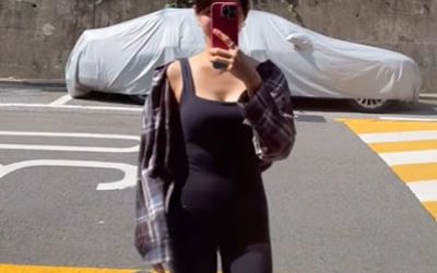 '43kg' 한그루, 초밀착 레깅스 보디슈트 입고 거리 활보…글래머 몸매 과시 : ZUM 뉴스