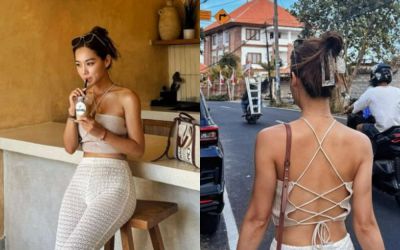 '160cm 43kg' 김희정, 과감한 뒤태 노출+탄탄 애플힙에 현지인도 '힐끔' : ZUM 뉴스