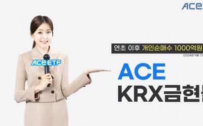 금리 인하엔 ‘ACE KRX금현물 ETF’…개인 순매수 1000억 돌파 : ZUM 뉴스