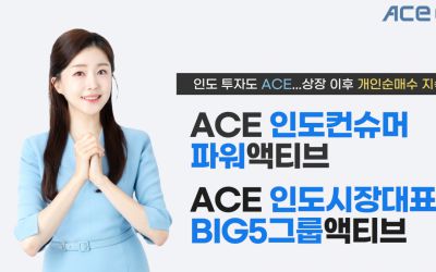 한국투자신탁운용, ACE 인도 액티브 ETF 2종 11거래일 연속 순매수 지속 : ZUM 뉴스