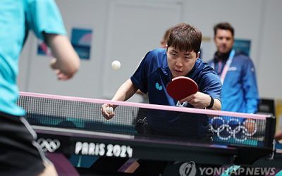 훈련하는 임종훈 : ZUM 뉴스