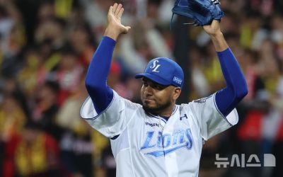 'PO MVP' 위용 KS에서도…레예스, 7이닝 7K 1실점 쾌투[KS] : ZUM 뉴스