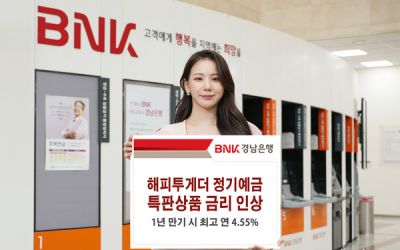 BNK경남은행, '해피투게더 정기예금' 금리 인상 : ZUM 뉴스