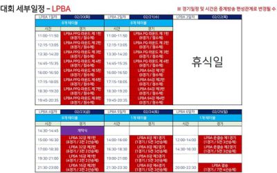 PBA 9차투어 '크라운해태 PBA-LPBA 챔피언십' 23일 개막식 : ZUM 뉴스