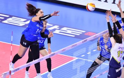 어나이 33득점 맹폭…선두 잡은 꼴찌 IBK기업은행 : ZUM 뉴스