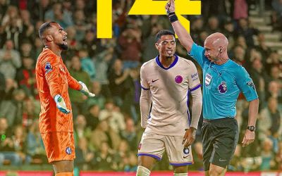 EPL 한 경기 역대 최다, 경고 14장 쏟아진 첼시-본머스전…주심 앤서니 테일러 ‘비판’도 : ZUM 뉴스