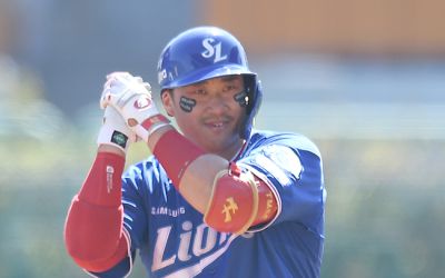 [ST포토] 김태군 '감사합니다' : ZUM 뉴스