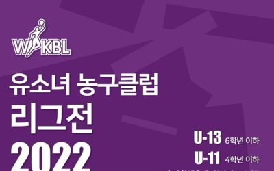 WKBL, 2022 유소녀 농구클럽 리그전 25일 개최