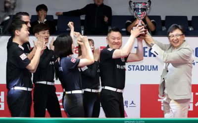 웰컴저축은행, PBA 팀리그 2라운드 우승…포스트시즌 직행 티켓 획득 : ZUM 뉴스