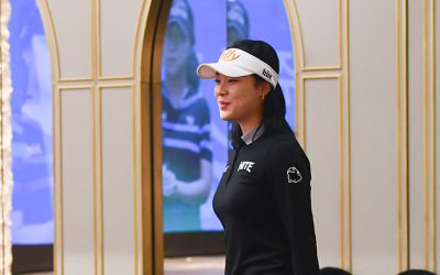 [ST포토] LPGA 진출 기자회견 연 윤이나 : ZUM 뉴스