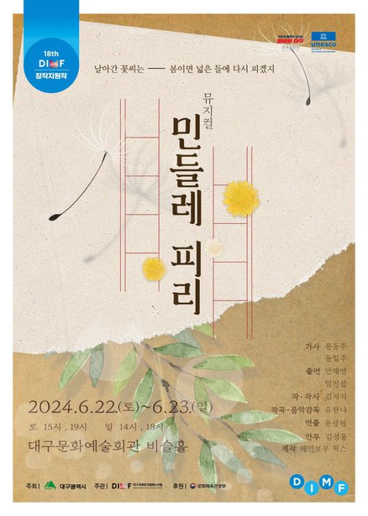 제18회 DIMF 창작지원작 발표...'시지프스' 외 5편 : ZUM 뉴스