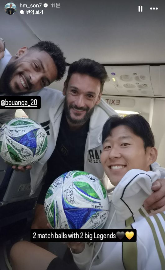 'MLS 첫 해트트릭' 손흥민, 부앙가-요리스와 찍은 사진 화제..."레전드들이 뭉쳤다" : zum 뉴스